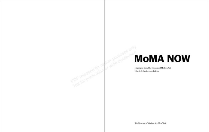 MoMA Now: Highlights from The Museum of Modern Art, New York ...