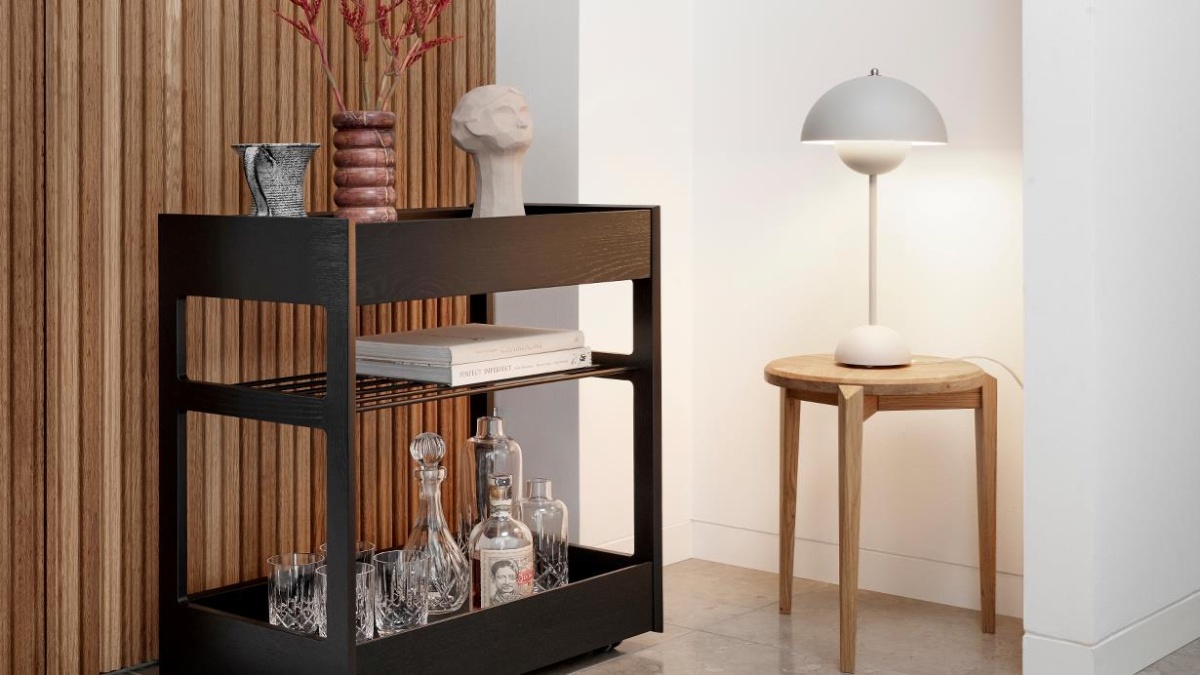 SKOVBY #840 Stool made from Discarded Wood