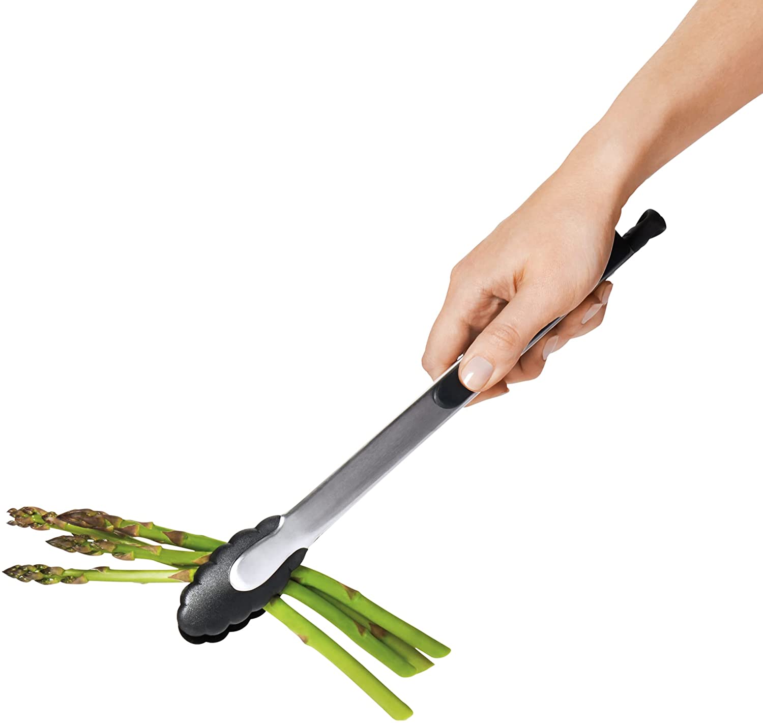 OXO Good Grips 12-inch Tongs With Nylon Heads - Encyclopedia of Design