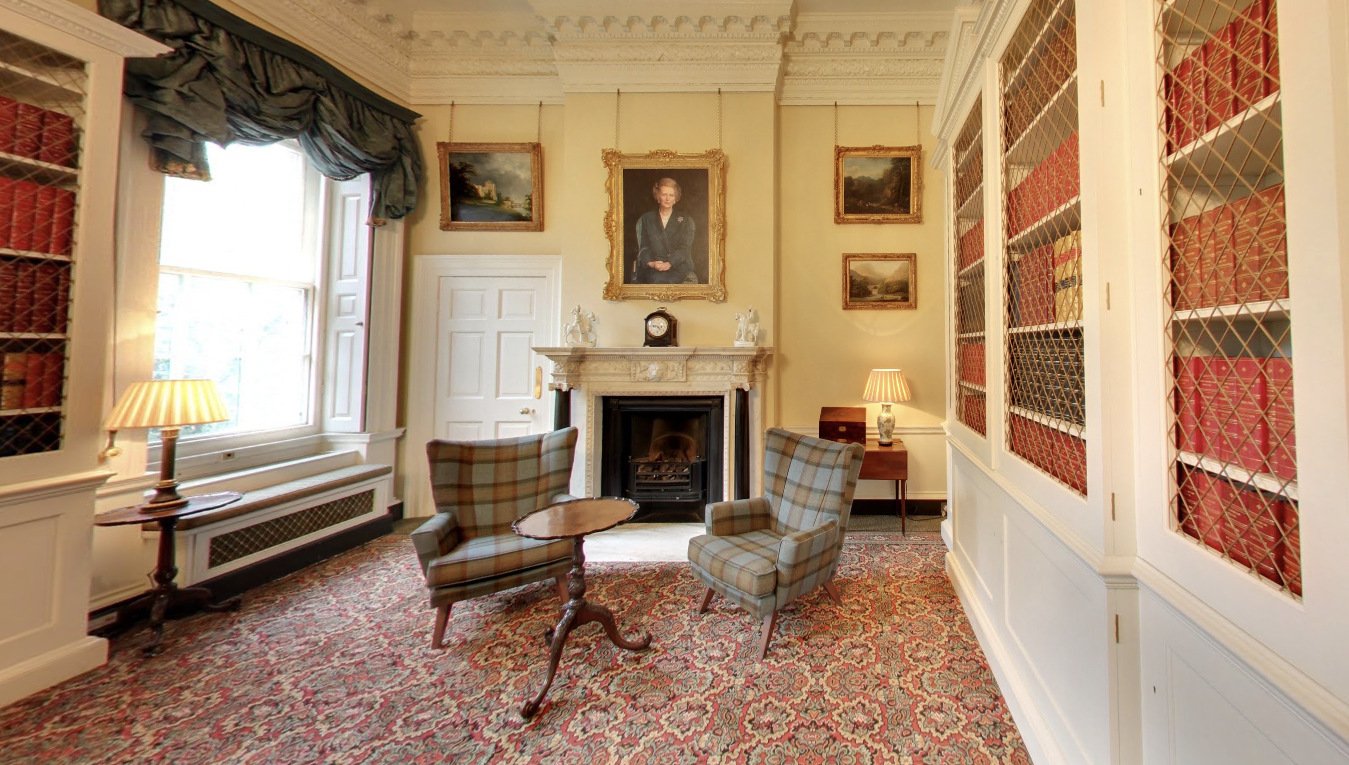 Features of the Thatcher Room at No. 10 - Encyclopedia of Design
