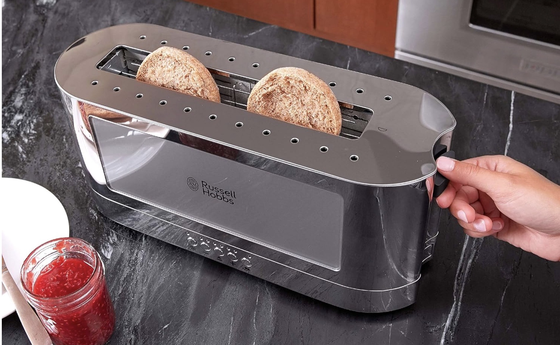 The Stylish and Functional 2 Slice Glass Toaster