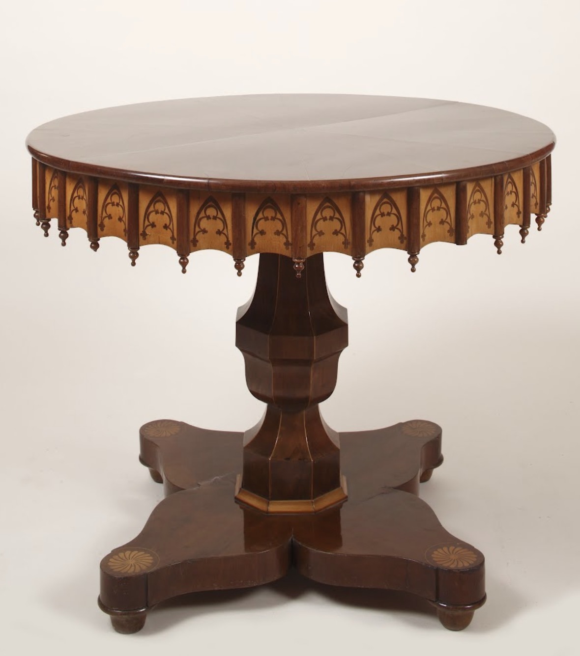 Pedestal Table Example of Neo-Gothic Style - Encyclopedia of Design